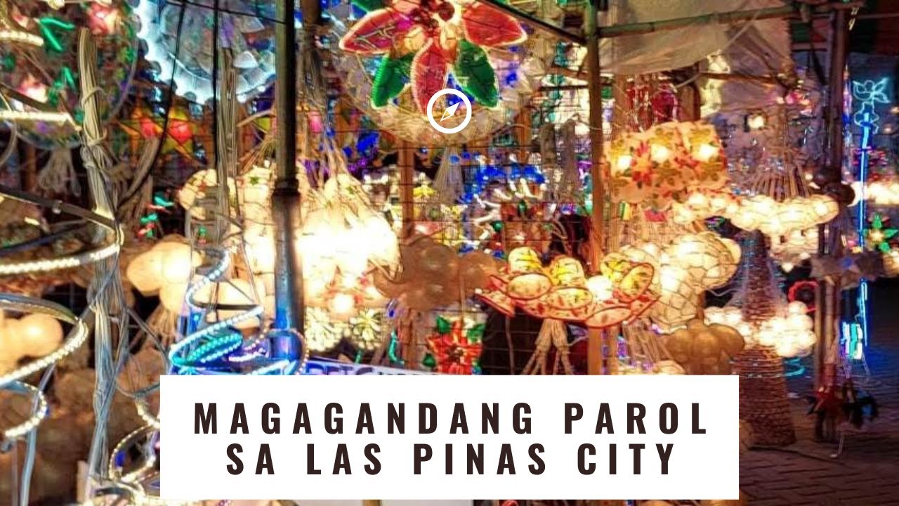 Magagandang parol ng las pinas city - YouTube