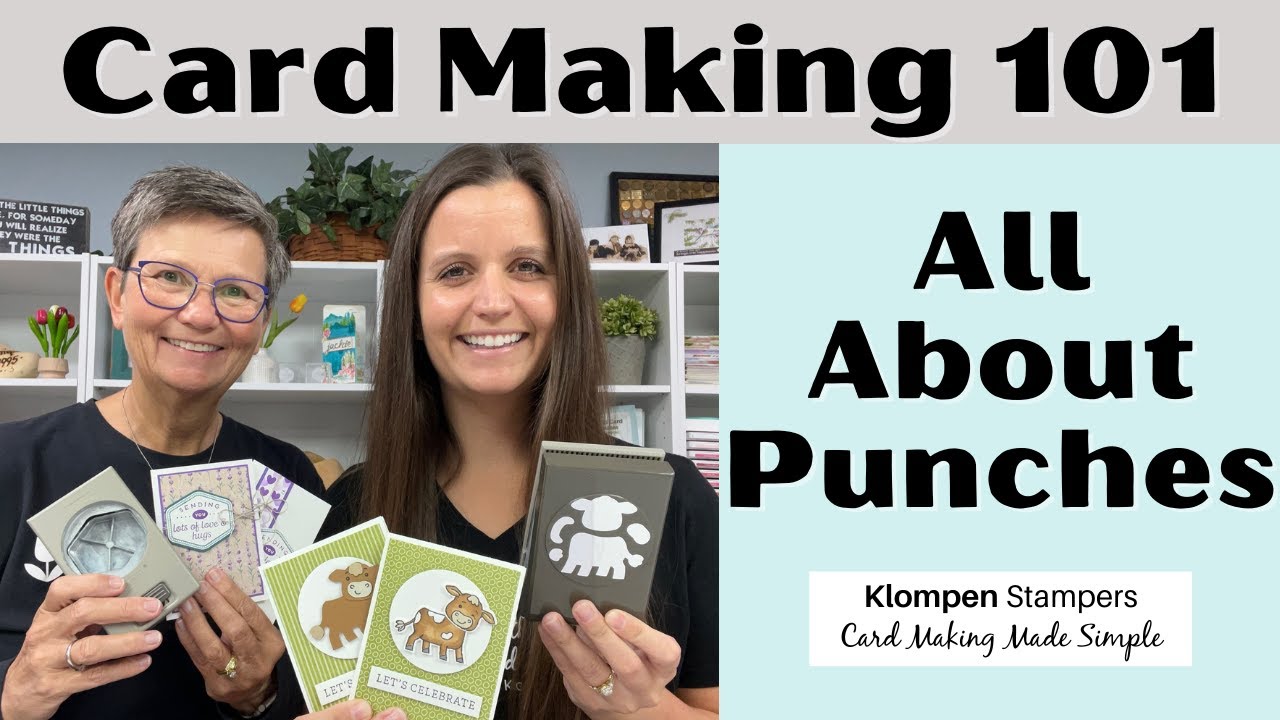 Card Making 101, Class 10: All About Punches For Card Making - YouTube