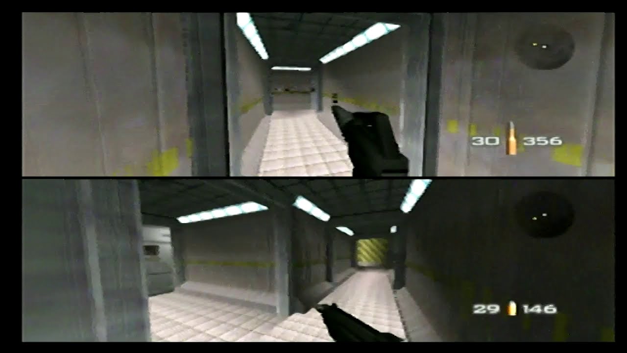 Golden Eye N64: Bunker - Proximity Mines, Multiplayer Gameplay #3 - YouTube