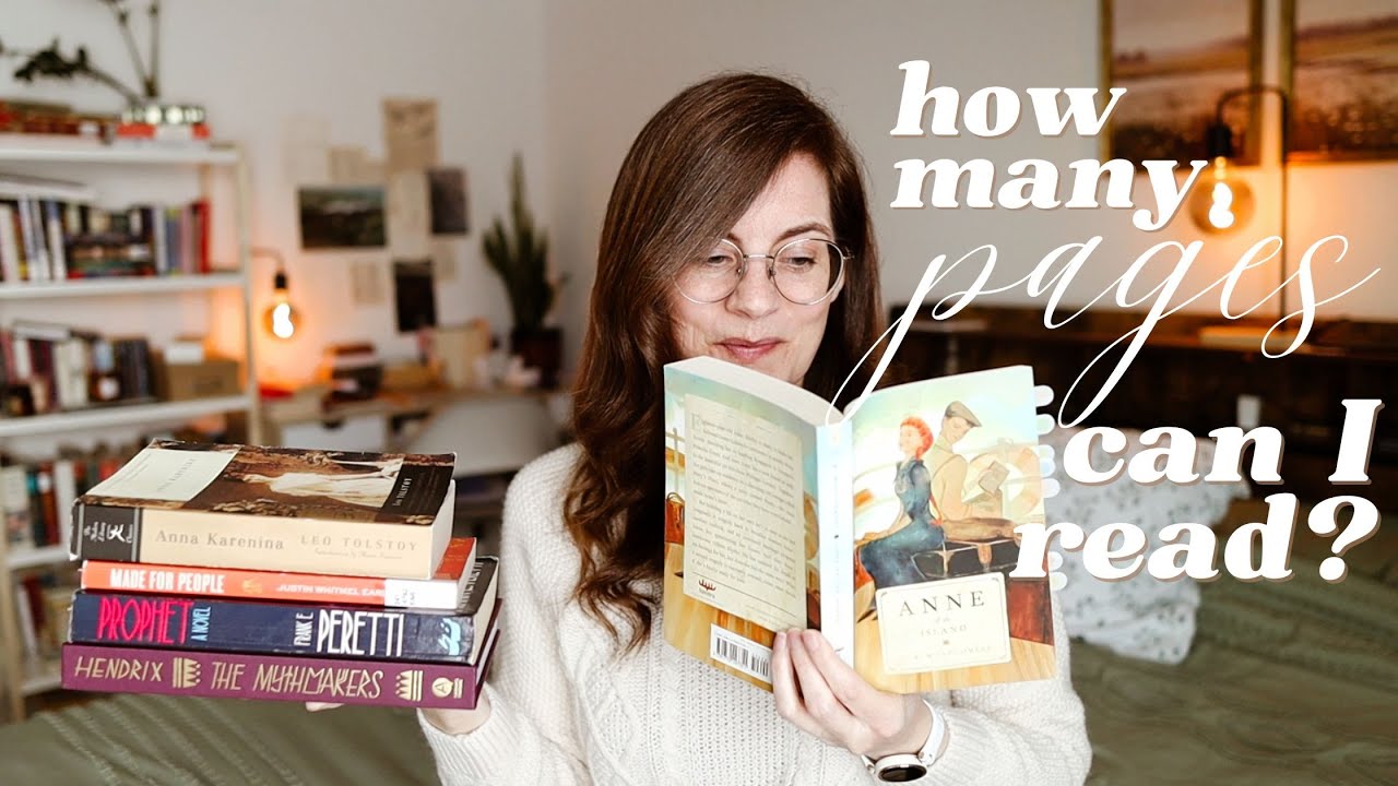 how many PAGES I read in a week - a PAGE COUNT reading challenge - YouTube