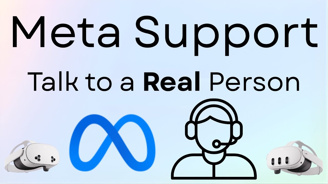 How to Talk to a Real Person on Meta Support - Meta Quest Tips - YouTube
