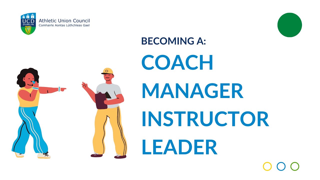 Becoming A Coach, Manager, Instructor, Leader - YouTube