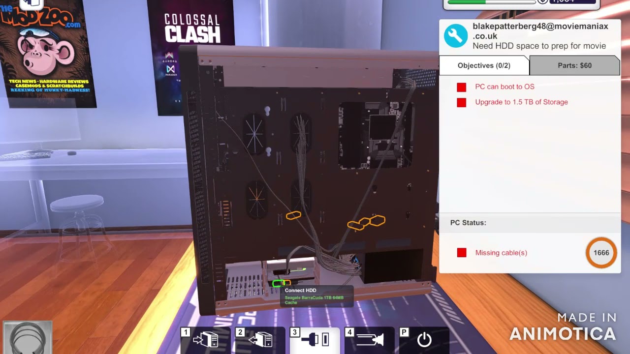 Storage upgrade (PC building simulator) - YouTube