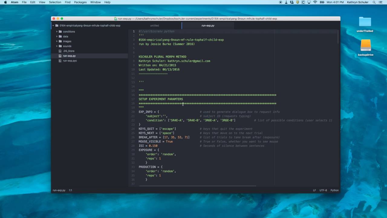 How to run experiments with atom - YouTube