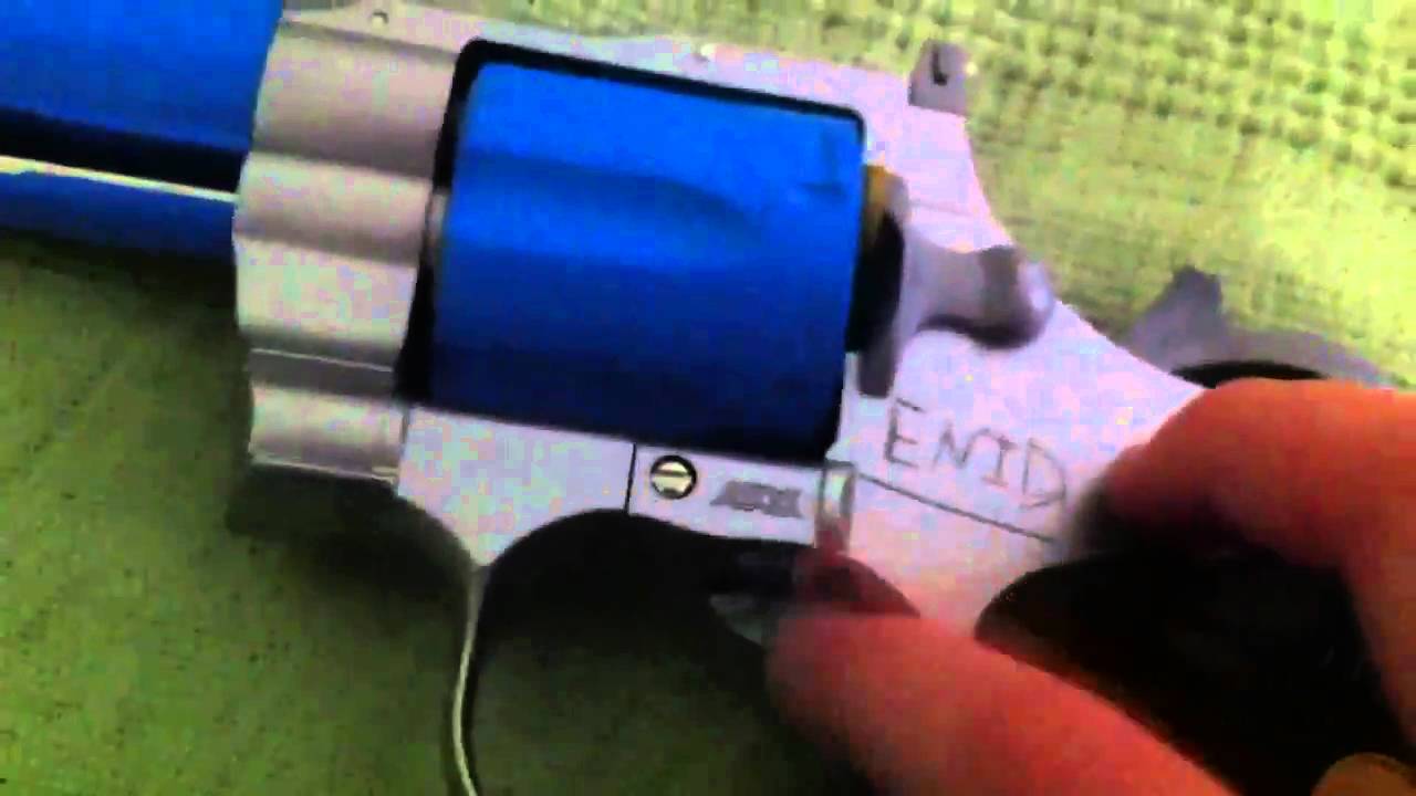 8 inch colt python airsoft revolver - YouTube