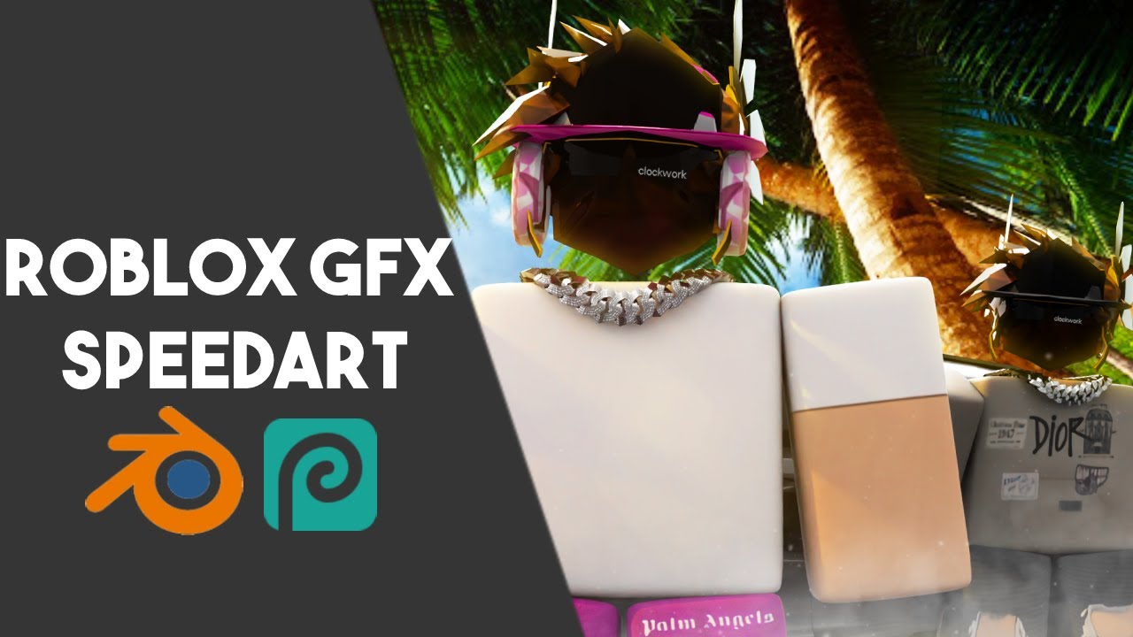 Roblox GFX Speed Art #41 - YouTube