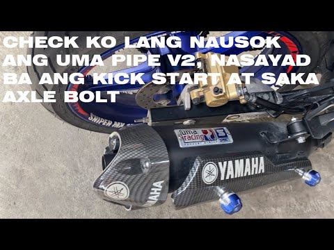 Checking UMA Racing pipe V2 sniper 150 - YouTube