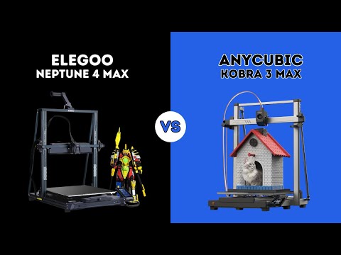 ⭐ ELEGOO NEPTUNE 4 MAX VS ANYCUBIC KOBRA 3 MAX ⭐ | COMPARISON