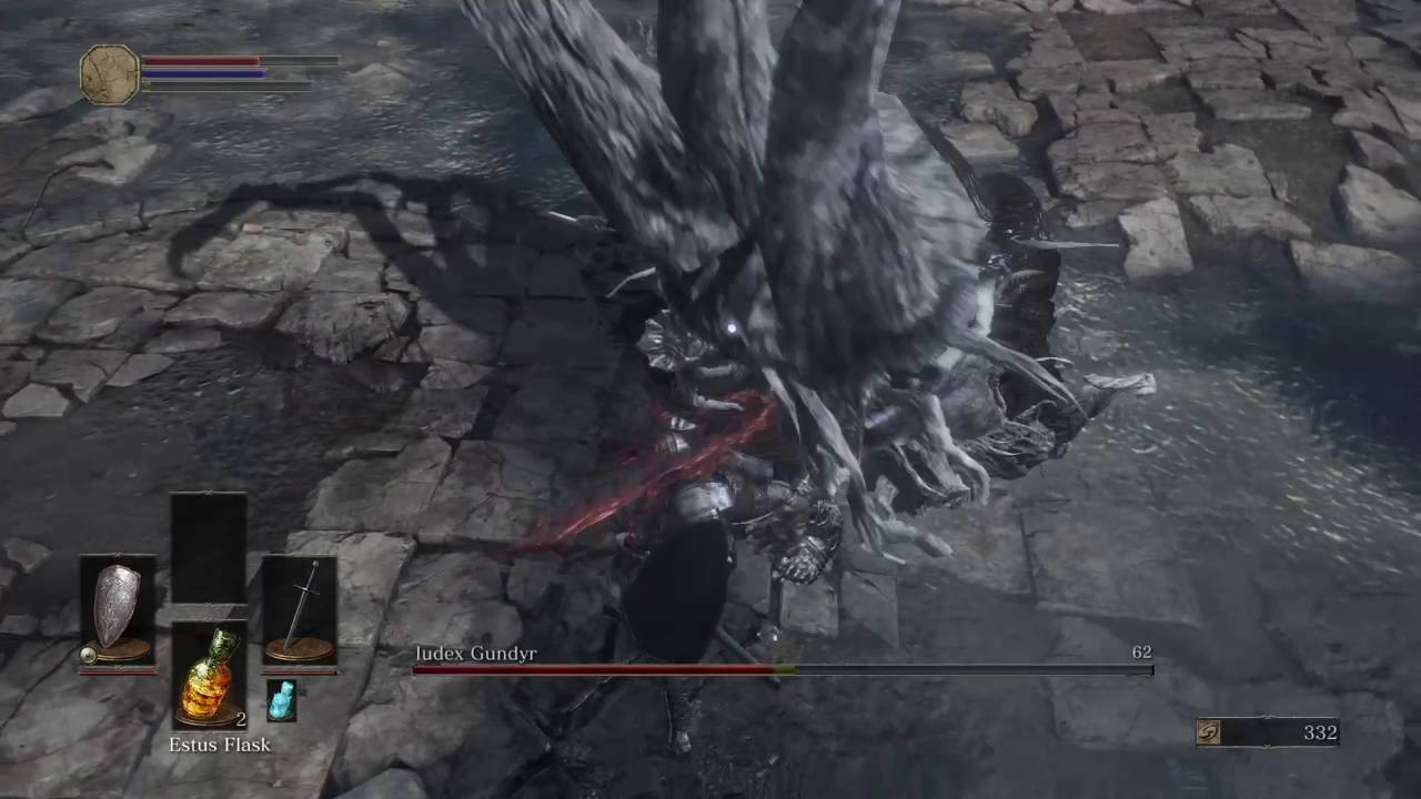 DARK SOULS™ III 1st Boss Fight Ludex Gundyr - YouTube