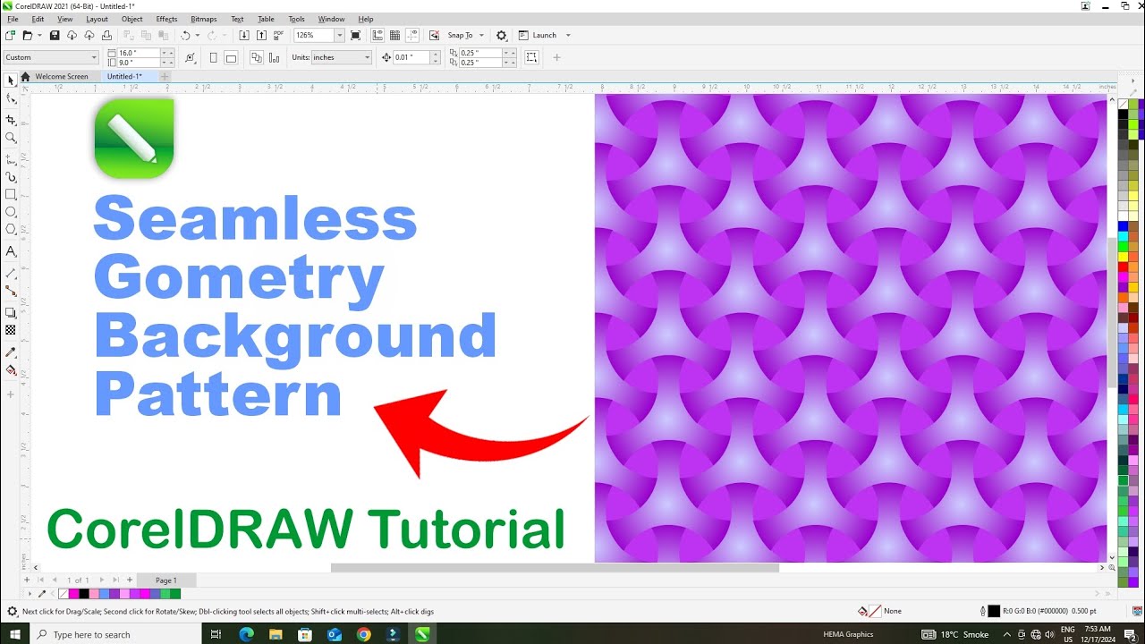 Best Pattern Design ideas in Corel draw - YouTube