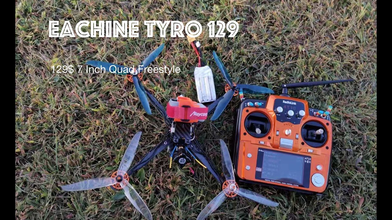 Eachine Tyro 129 7inch Quad Freestyle + Crash🔥 [GoPro Hero 7 White ...