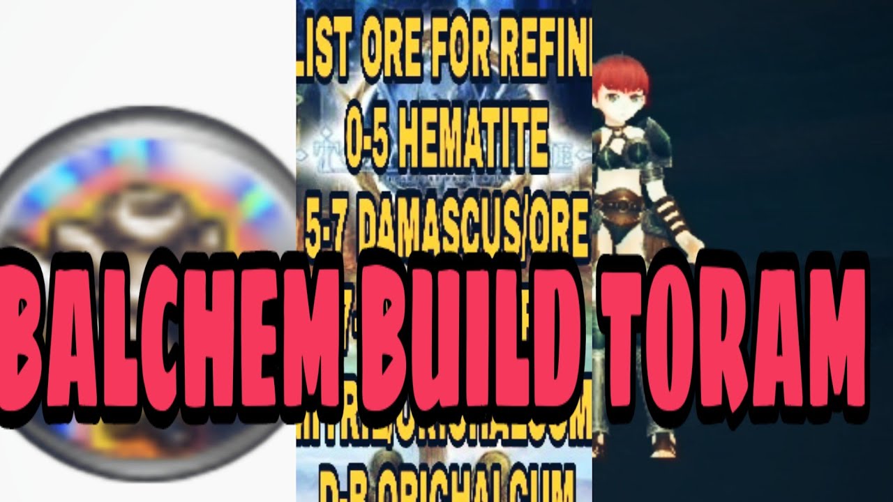 Toram Online Learning BS Alchemist (Build + Apk fill status) - YouTube