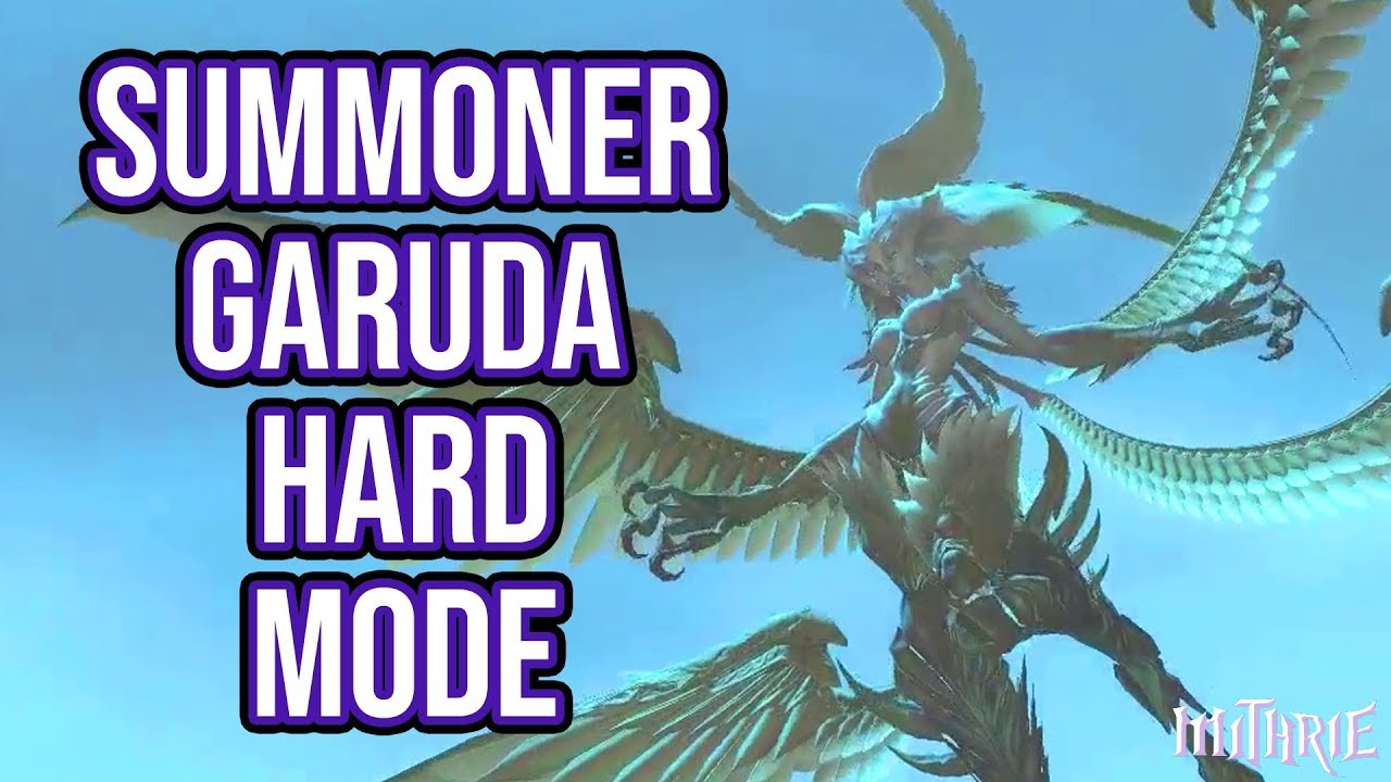 FFXIV 2.15 0245 Garuda Hard Mode (Summoner) - YouTube