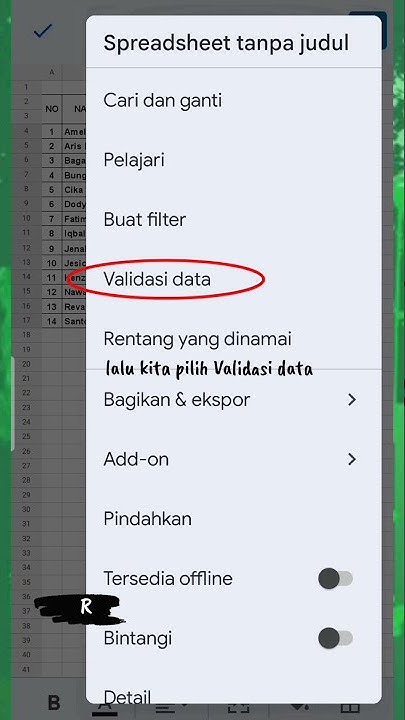 Cara Membuat Checkbox di Spreadsheet #shorts #spreadsheet #tutorial - YouTube