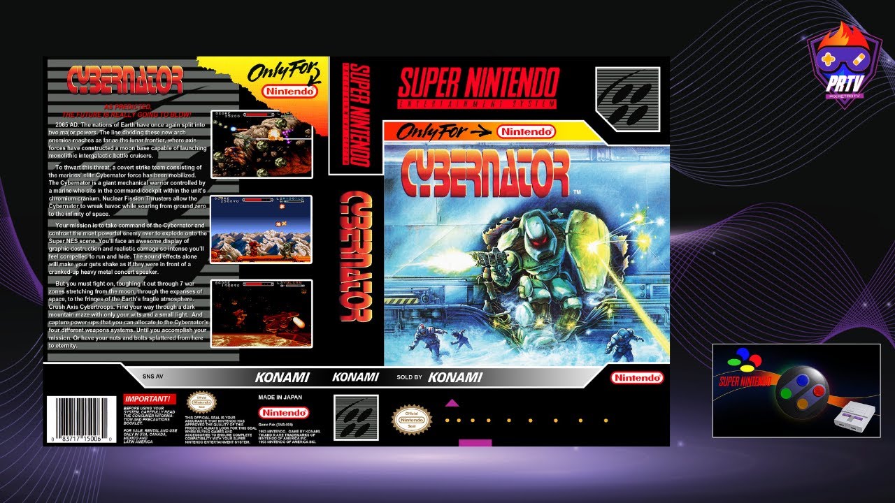 Gameplay - Cybernator - Super Nintendo - YouTube