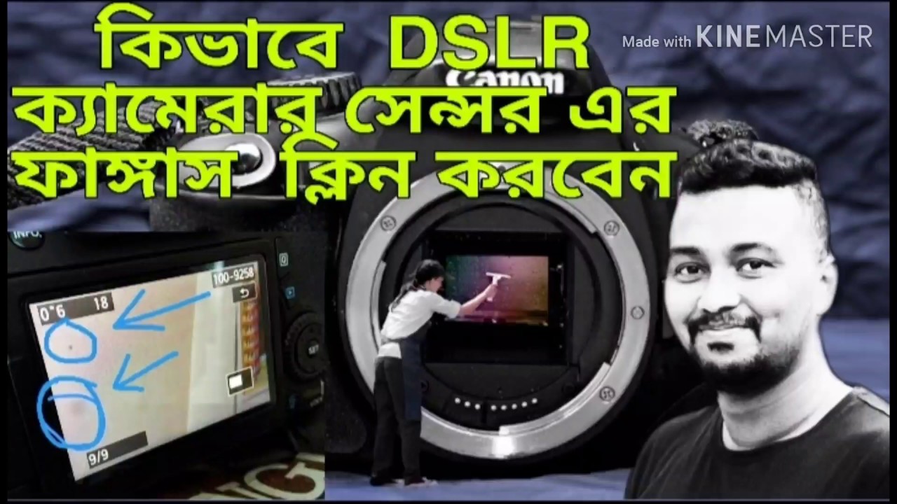 How to clean DSLR fungus - YouTube