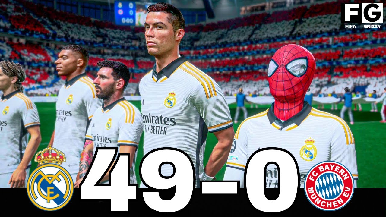 FIFA 24 | SPIDER-MAN, RONALDO, MESSI, MBAPPÉ, ALL STARS | REAL MADRID ...