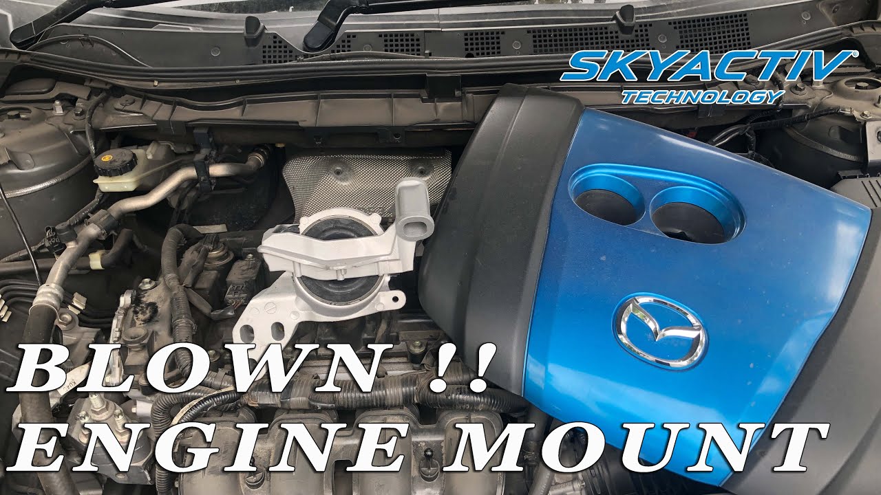 How to Replace Engine Mount Mazda CX 5. DIY Guide. - YouTube