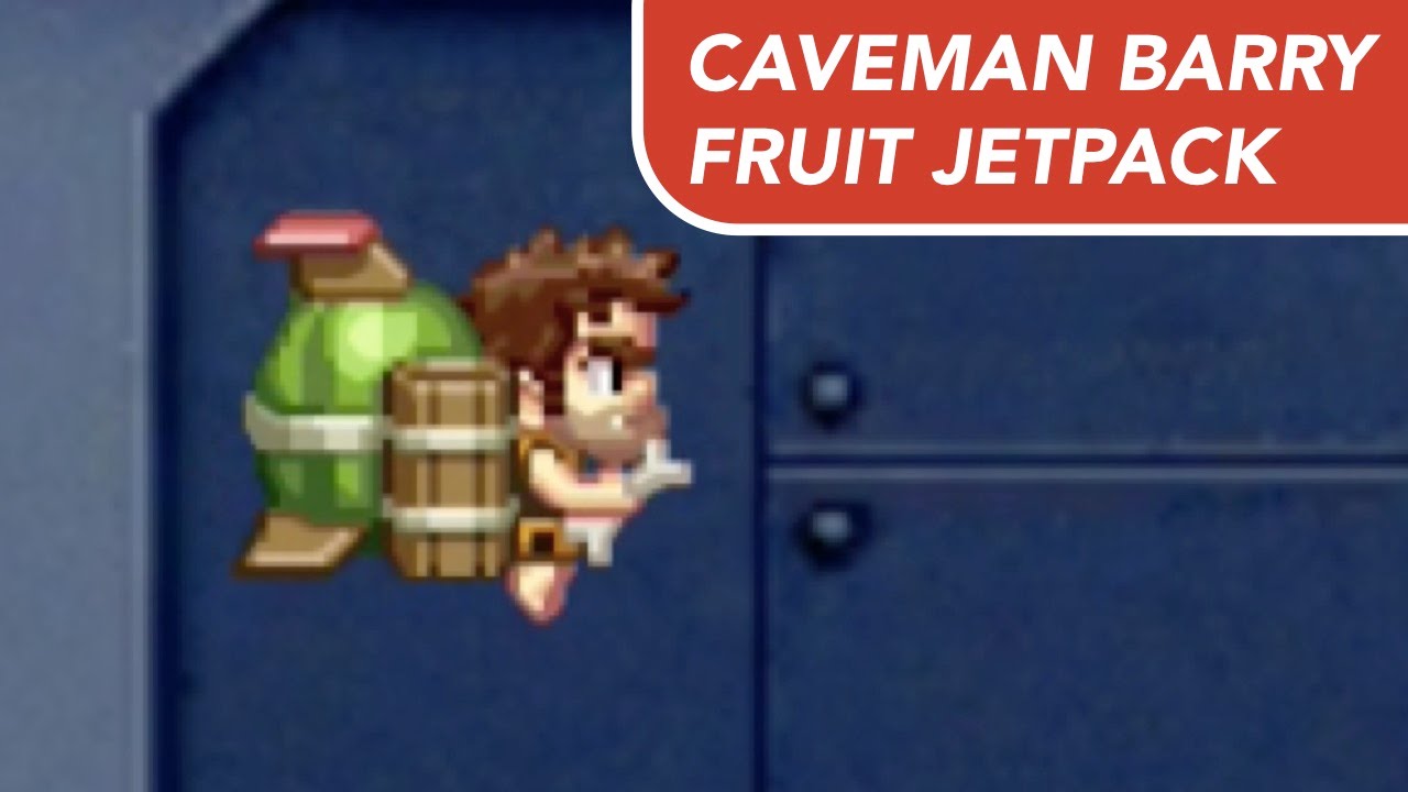 Jetpack Joyride Gameplay | CAVEMAN BARRY with FRUIT JETPACK | Hover Hog ...