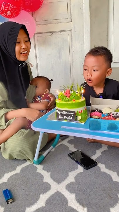 razka ulang tahun ke-4 #shorts - YouTube