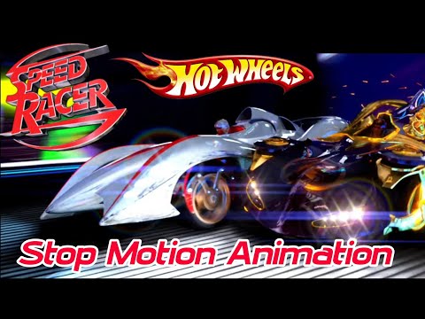 Speed Racer - Mach 6 vs GRX (Stop Motion Animation) #stopmotion #hotwheels #speedracer