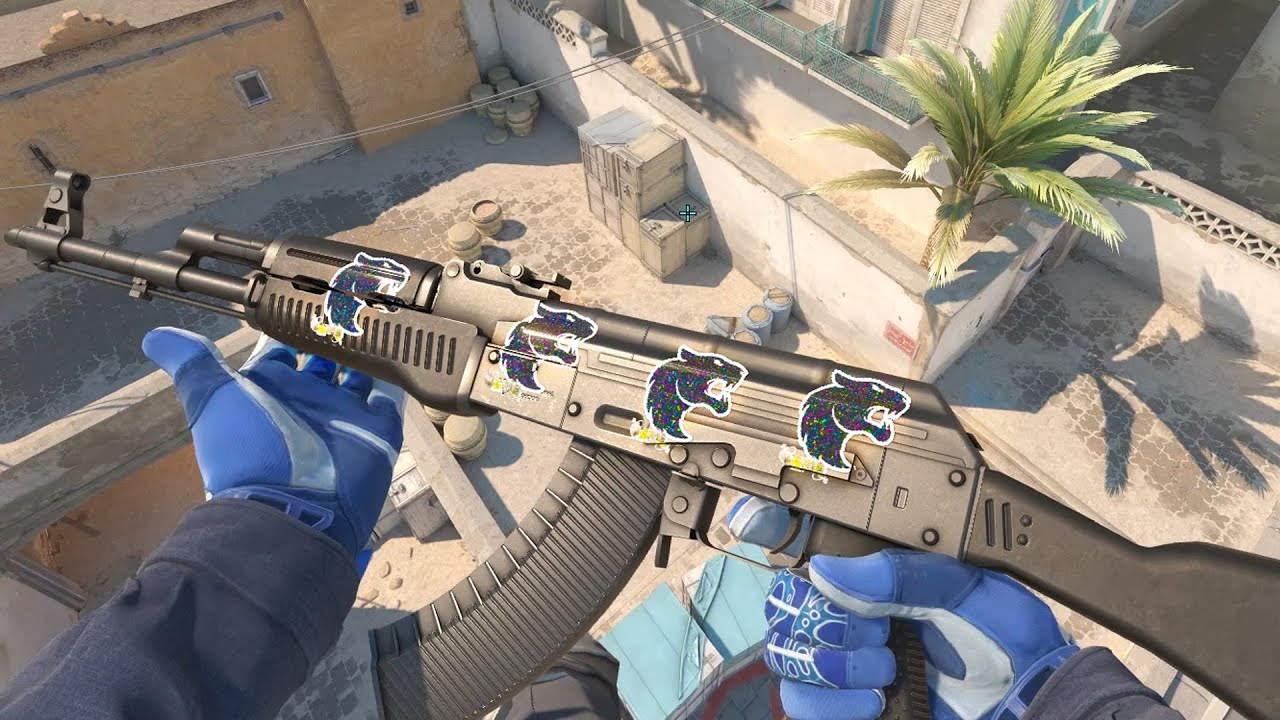 INSPECTING AK SLATE WITH FURIA PARIS GLITTER INGAME CS2 - CS2 AK47 ...