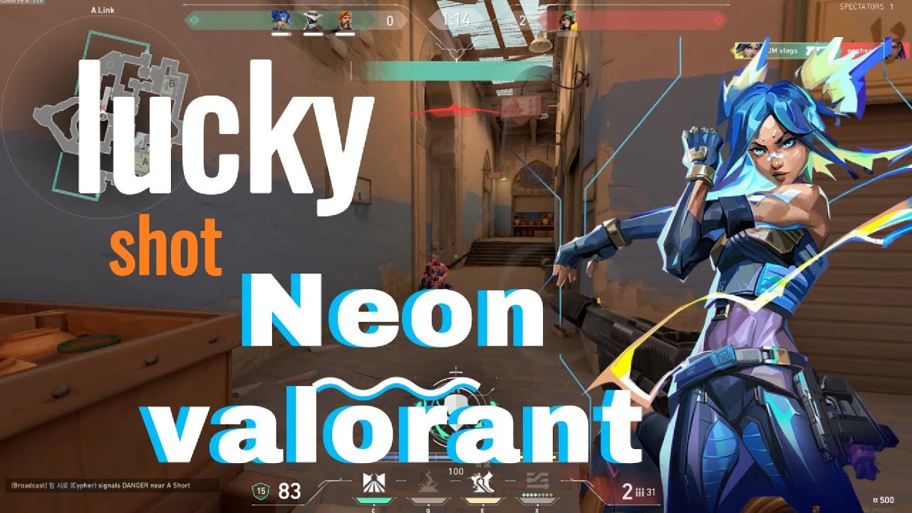 NEON LUCKY SHOT / VALORANT - YouTube