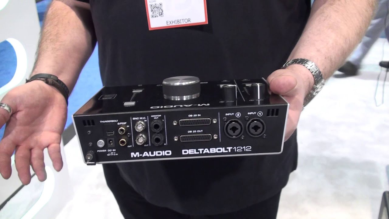 M-Audio Delta Bolt FIRST LOOK @ Namm 2015 with Getinthemix.com - YouTube
