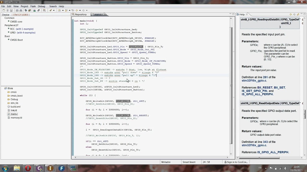 Coocox IDE w/ STM32 Discovery - Screencast installation et utilisation ...