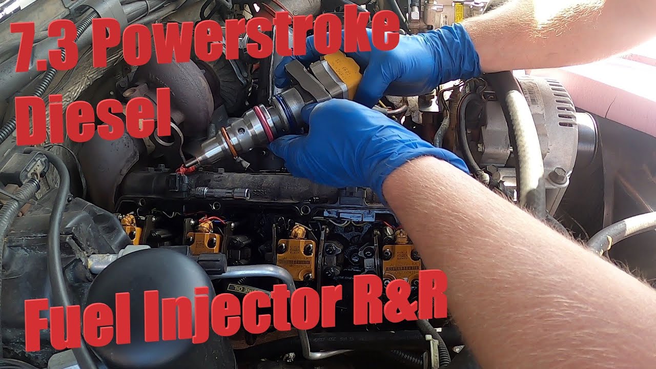 7.3 Powerstroke Injector R&R - YouTube