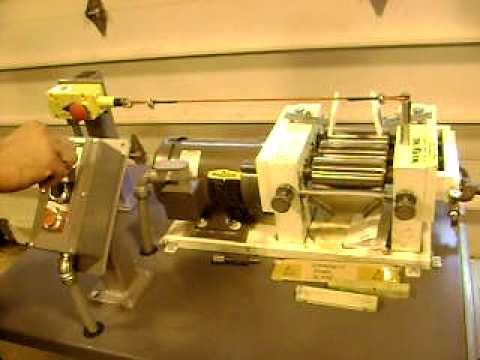 2.5" x 5" Ross Three Roll Mill - YouTube