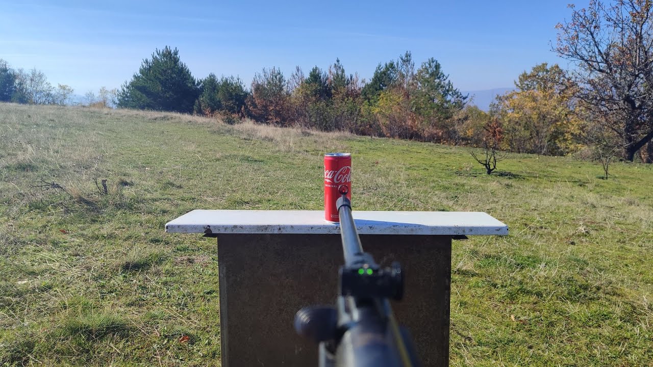 AIR RIFLE VS COCA-COLA - YouTube