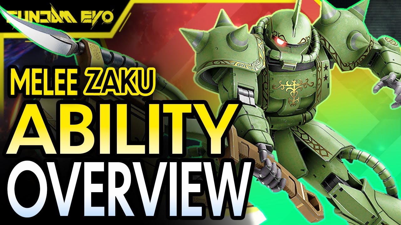 BRAWLING BEAST! MELEE ZAKU ABILITY BREAKDOWN + GAMEPLAY! - RANK 17 ...