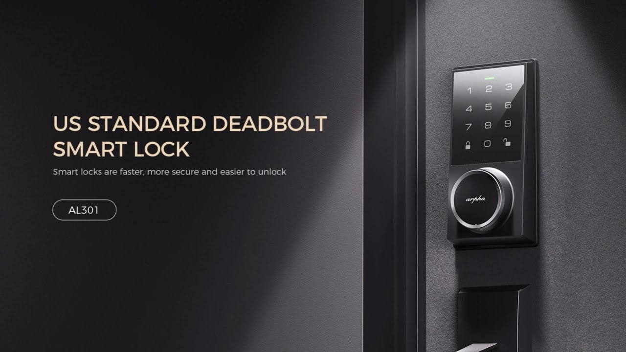 Keyless Entry Door Lock Arpha AL301--Official Promo Video - YouTube
