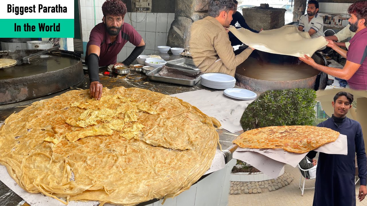 Biggest Paratha in the World || 60 Inch Paratha || Pakistan's Biggest ...