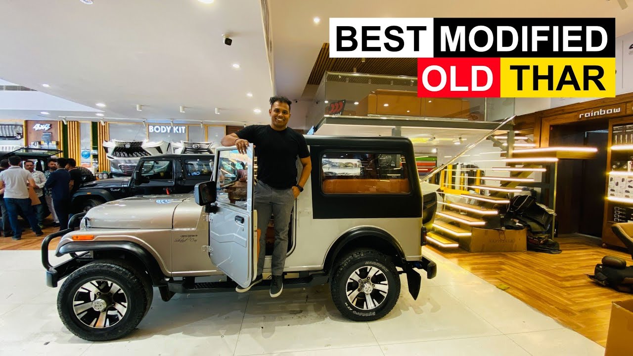 Best Modification on an Old Mahindra Thar | Modified Thar | Car Quest ...