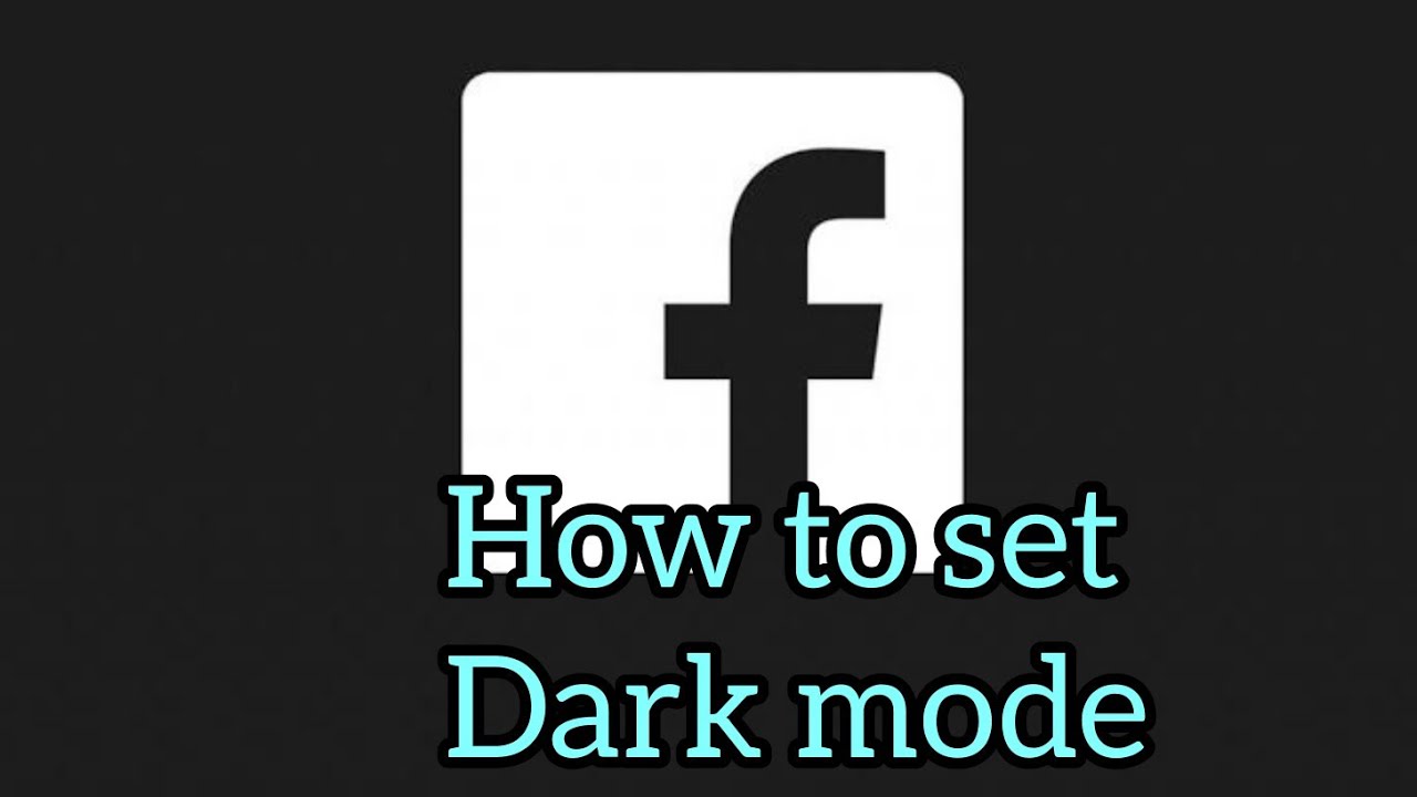How to set dark mode in facebook 💥 - YouTube