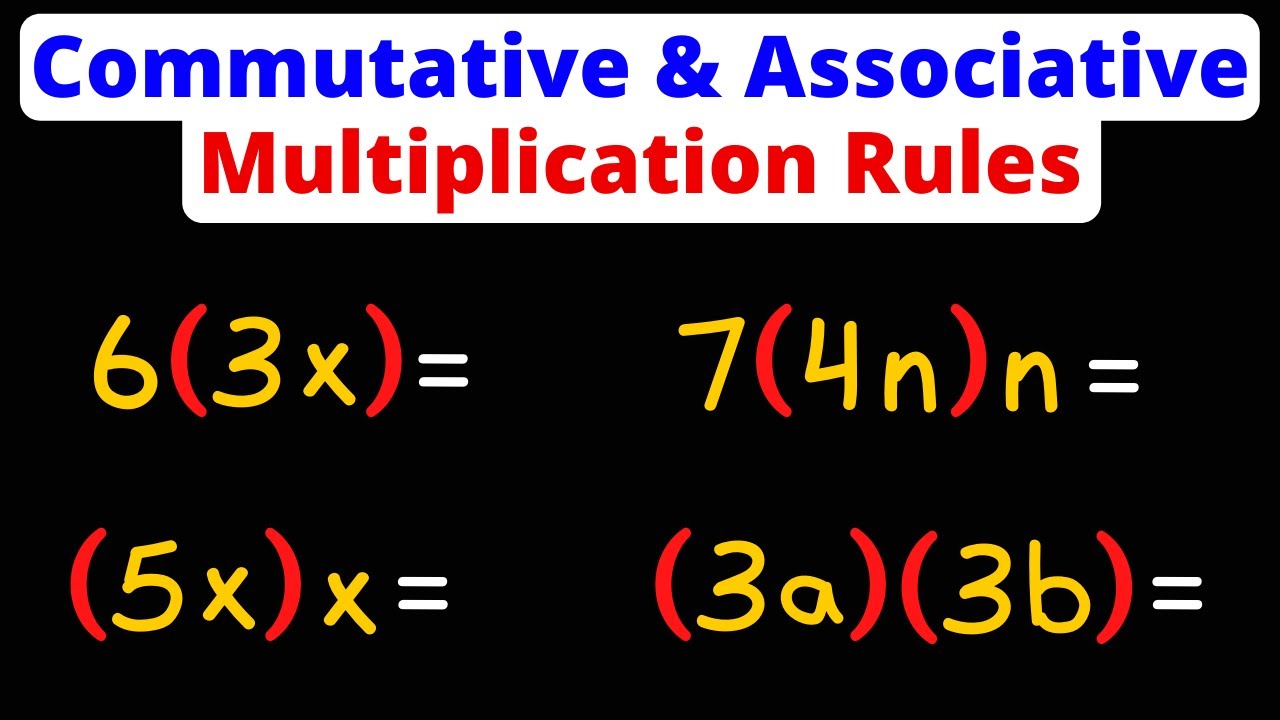 Commutative & Associative Multiplication Rules | Eat Pi - YouTube