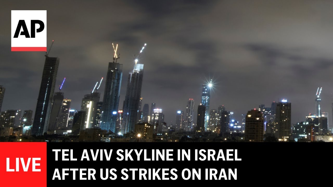 LIVE: Tel Aviv skyline in Israel after US strikes on Iran nuclear sites ...