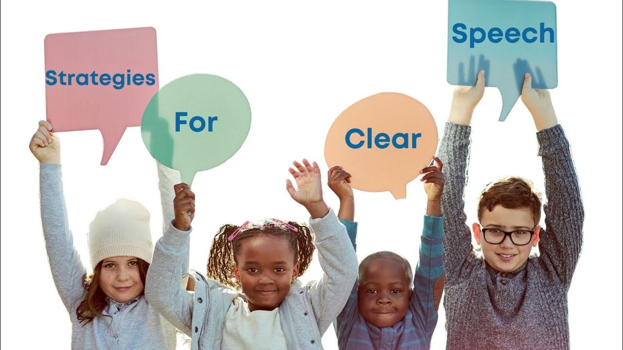 Strategies for Clear Speech - YouTube