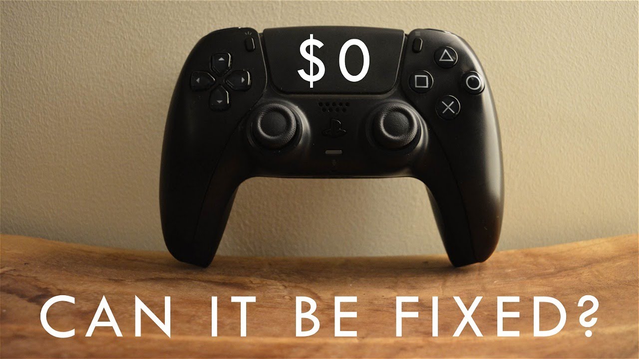 Trying To Fix a Free Broken PS5 Controller - YouTube