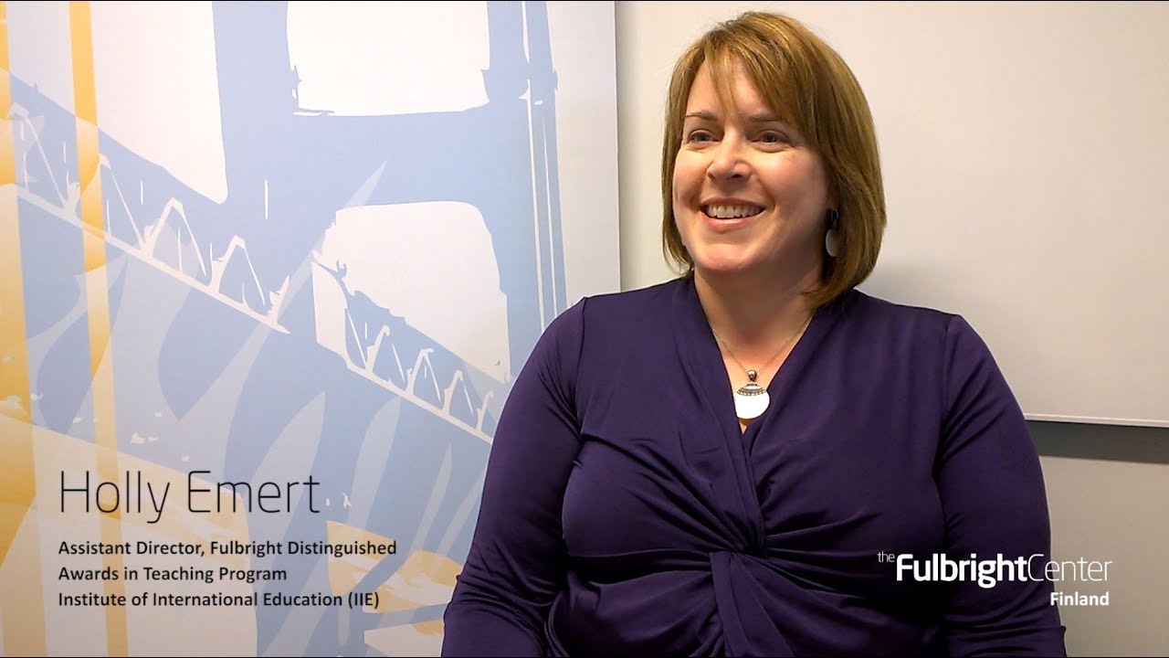 Holly Emert talks about the Fulbright Distinguished Awards in Teaching ...