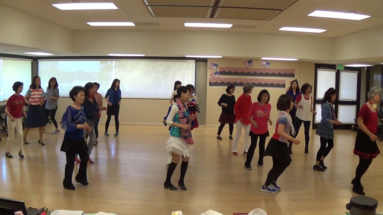 " The Pledge of Allegiance " , 4th of July - Line Dance by Lindy - YouTube