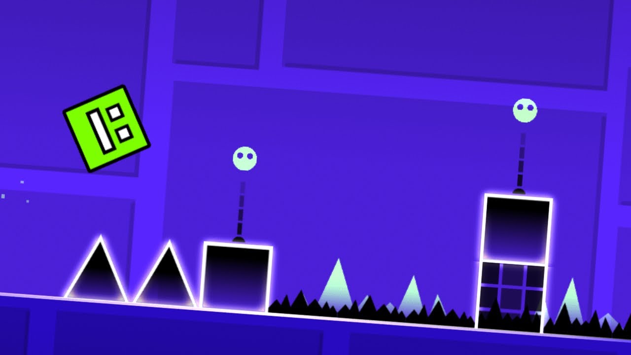 Trying out Geometry Dash! - YouTube