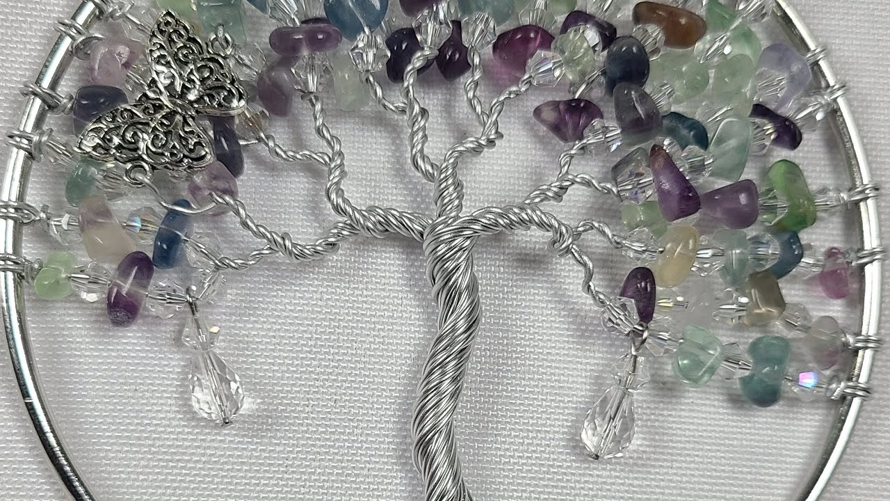 Part1. Beautiful 4-inch Fluorite tree of life with butterfly. - YouTube