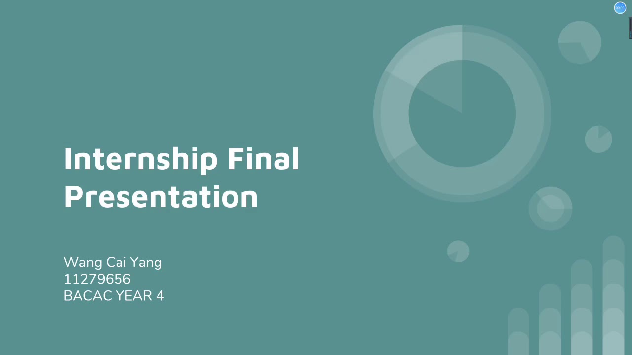 internship presentation - YouTube