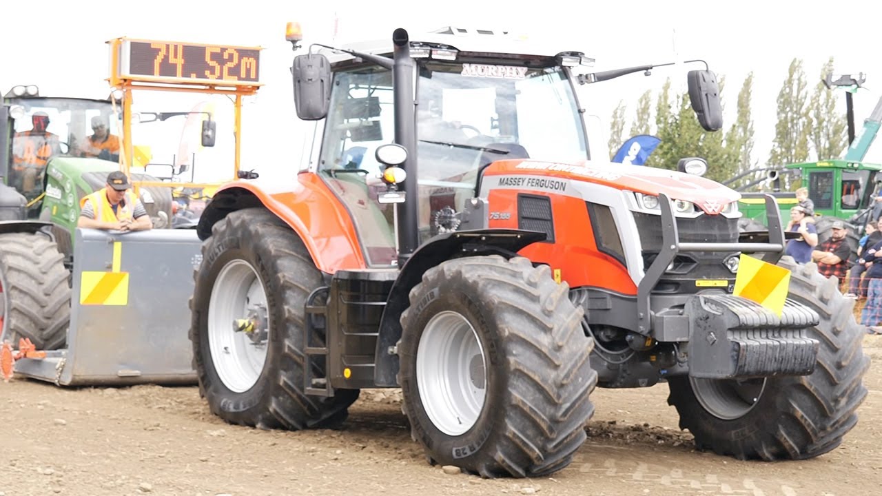 Tractor Pulling - 2023 Massey Ferguson 7S. 155 at the Mayfield A&P Show ...