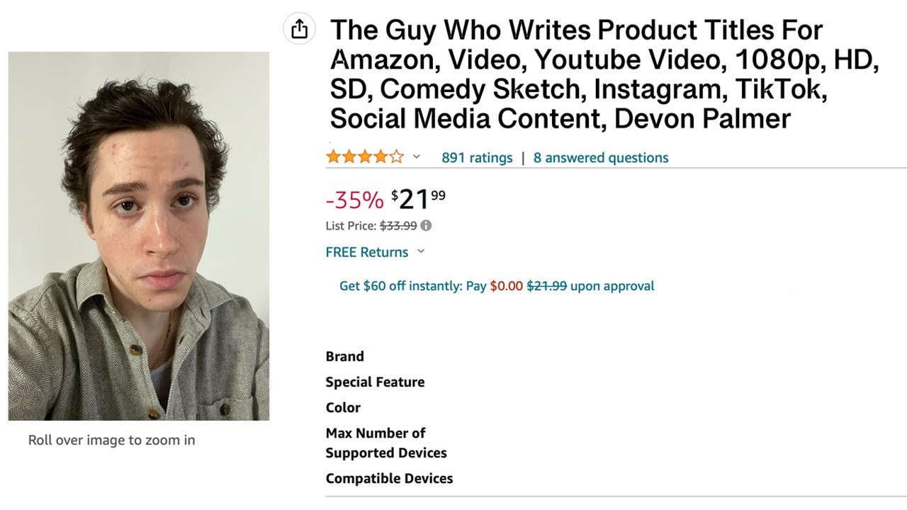 The guy who names products on Amazon - YouTube