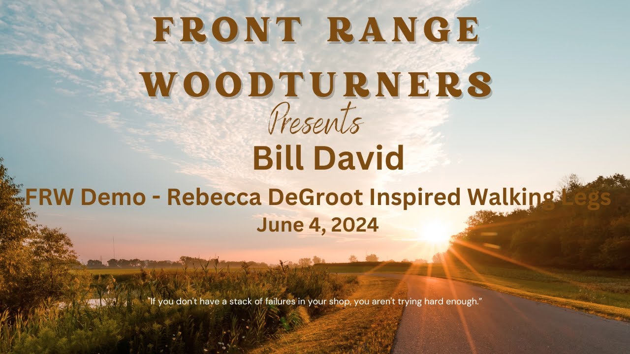 FRW Presents Bill David Rebecca DeGroot Inspired Walking Legs - YouTube