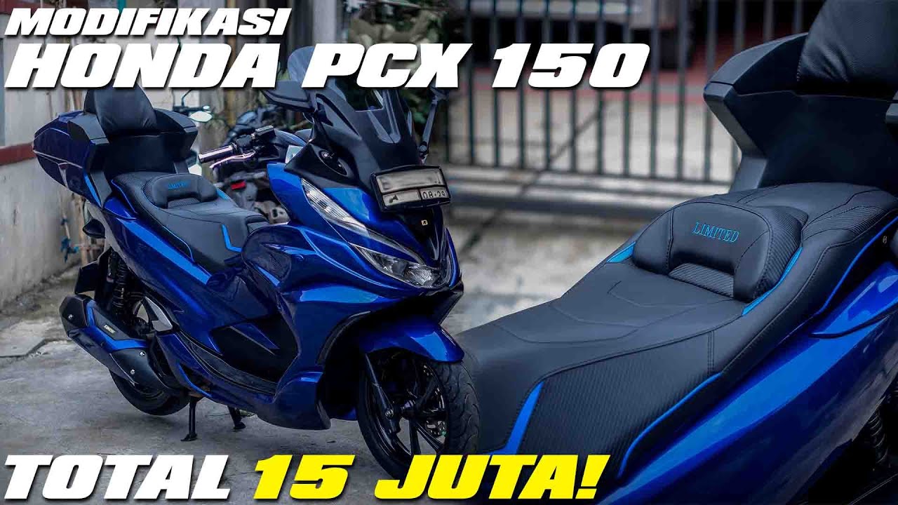 MODIFIKASI HONDA PCX 150 MENGGUNAKAN COVER BABY FORZA | COVER TANKI ...